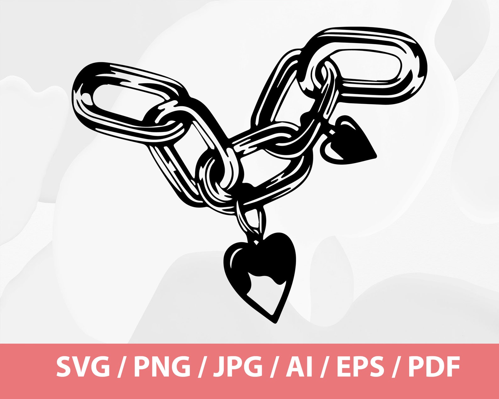 Chain Heart and Heart Lock Tattoo Instant Download Digital - Etsy