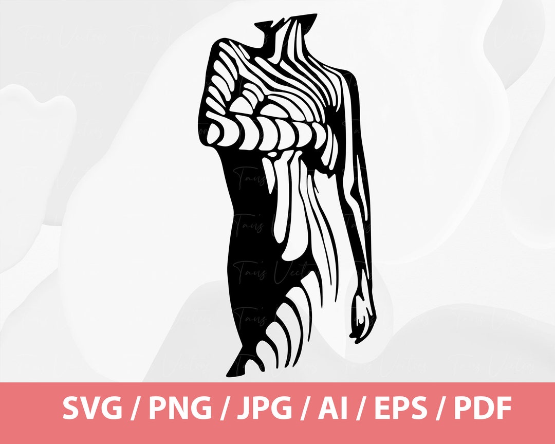 Woman Body Art - Female Body Svg, Woman Wall Decor, Body Svg, Wall ...