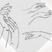 Hand Line Art Collection Hand Svg, Minimalist Hand, Hand Wall Art, Home ...