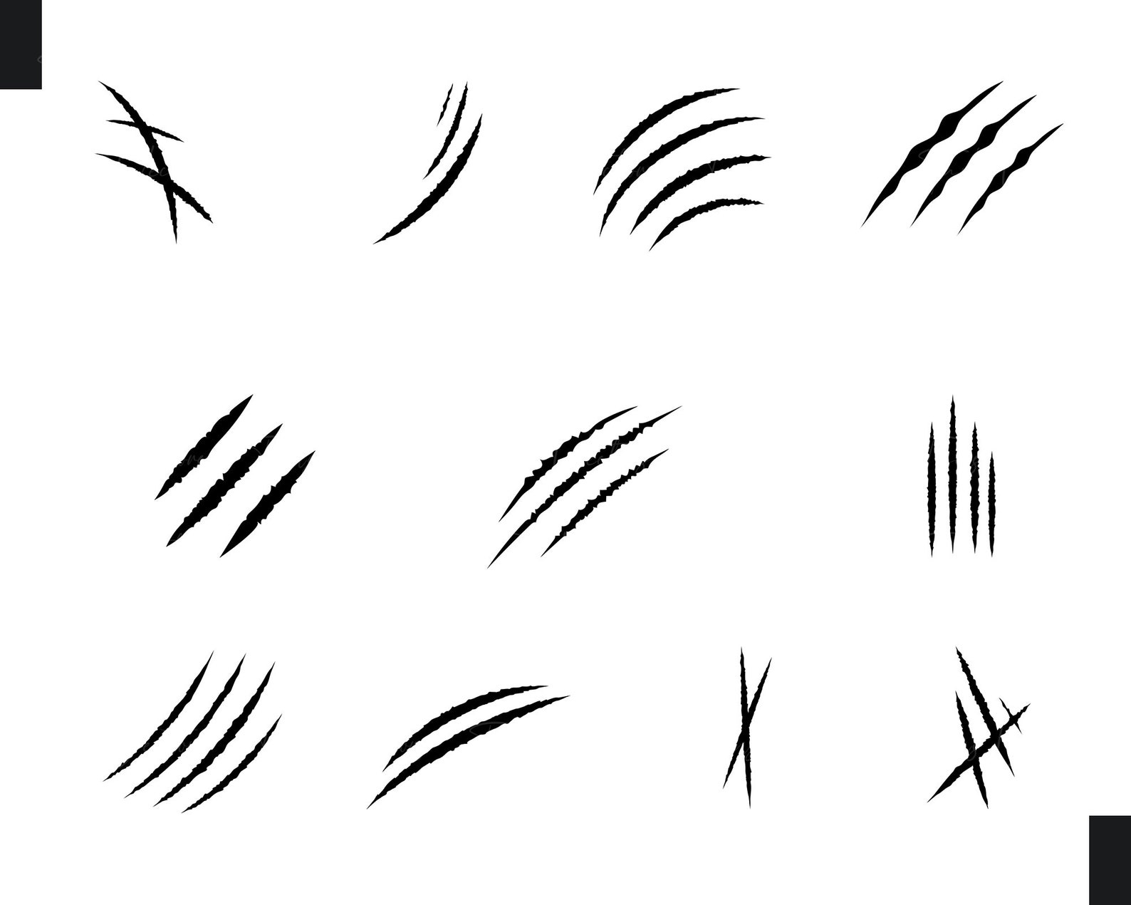 Wolf Scratches SVG Scratches Svg Claws Scratches Svg Claw - Etsy