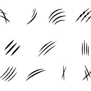 Wolf Scratches SVG - Scratches Svg, Claws Scratches Svg, Claw Marks ...