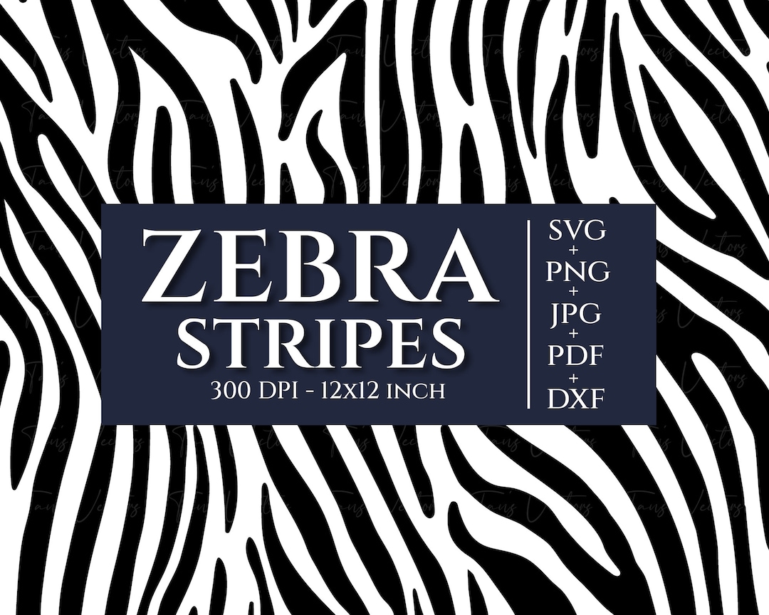Zebra Stripes SVG - Zebra Pattern, Black Zebra Stripes Svg, Zebra Print ...