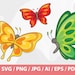 Cute Butterfly Clipart Spring Bugs, Butterfly Clipart, Butterfly SVG ...