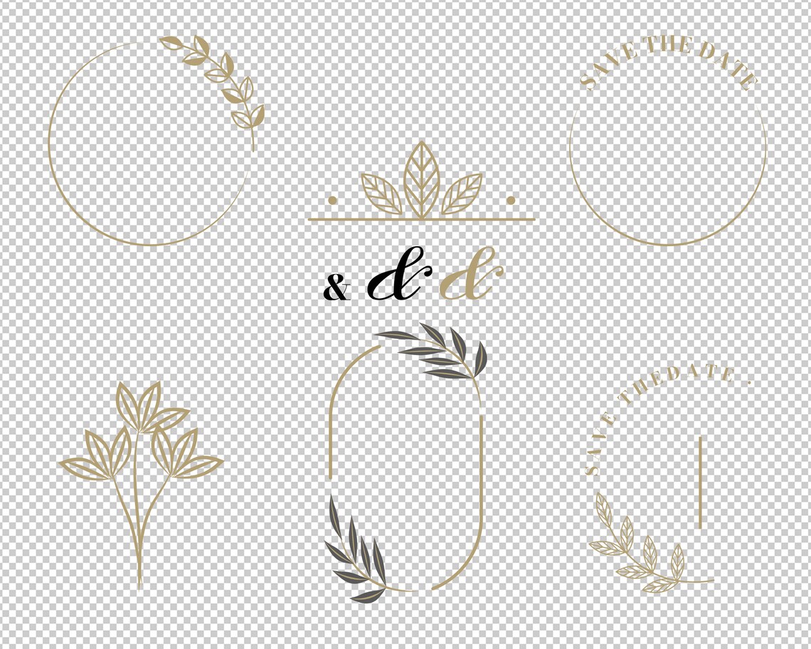 Wedding Monogram Logos SVG Wedding Svg Bride Svg Groom Svg - Etsy Canada