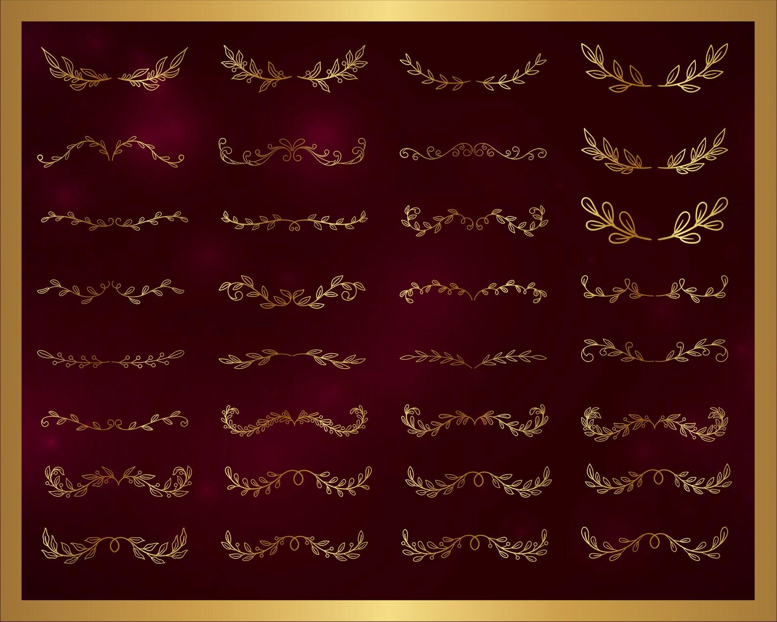 GOLD TEXT DIVIDERS Dividers Svg Text Dividers Svg - Etsy