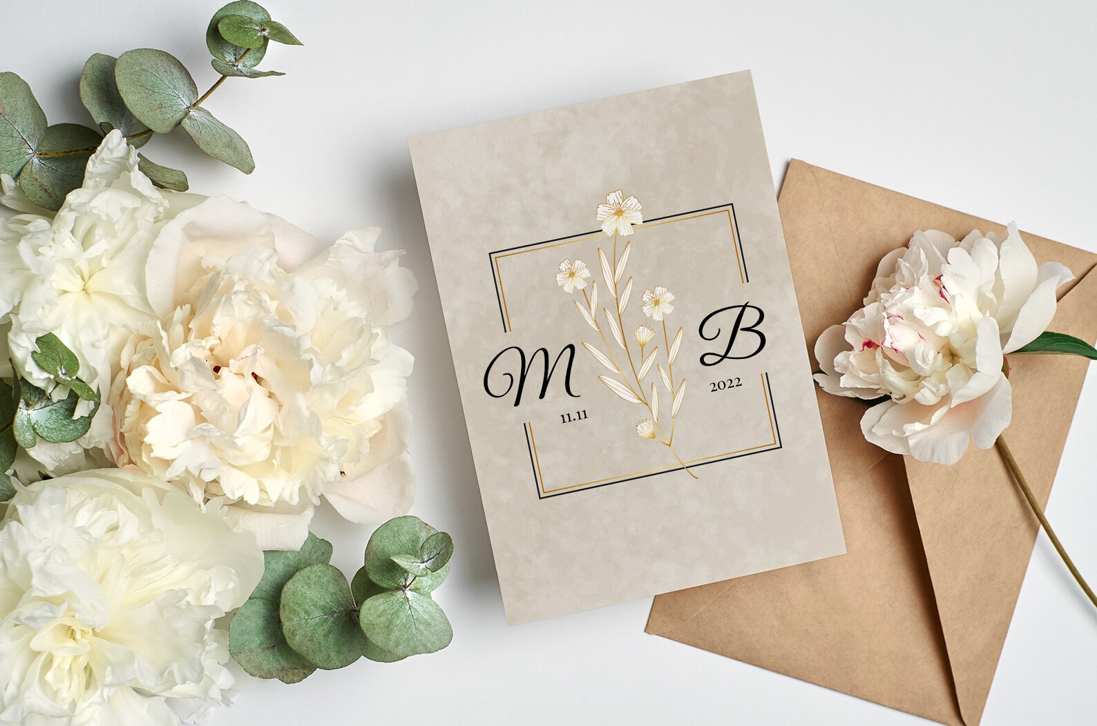 Gold Wedding Monogram Monogram SVG Bride Svg Groom Svg - Etsy