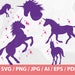 Unicorn PNG Bundle Unicorn Clipart Unicorn Png Cute - Etsy
