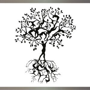 Tree Couple - Tree Couple Wall Art, Couple Svg, Tree Svg, Couple ...