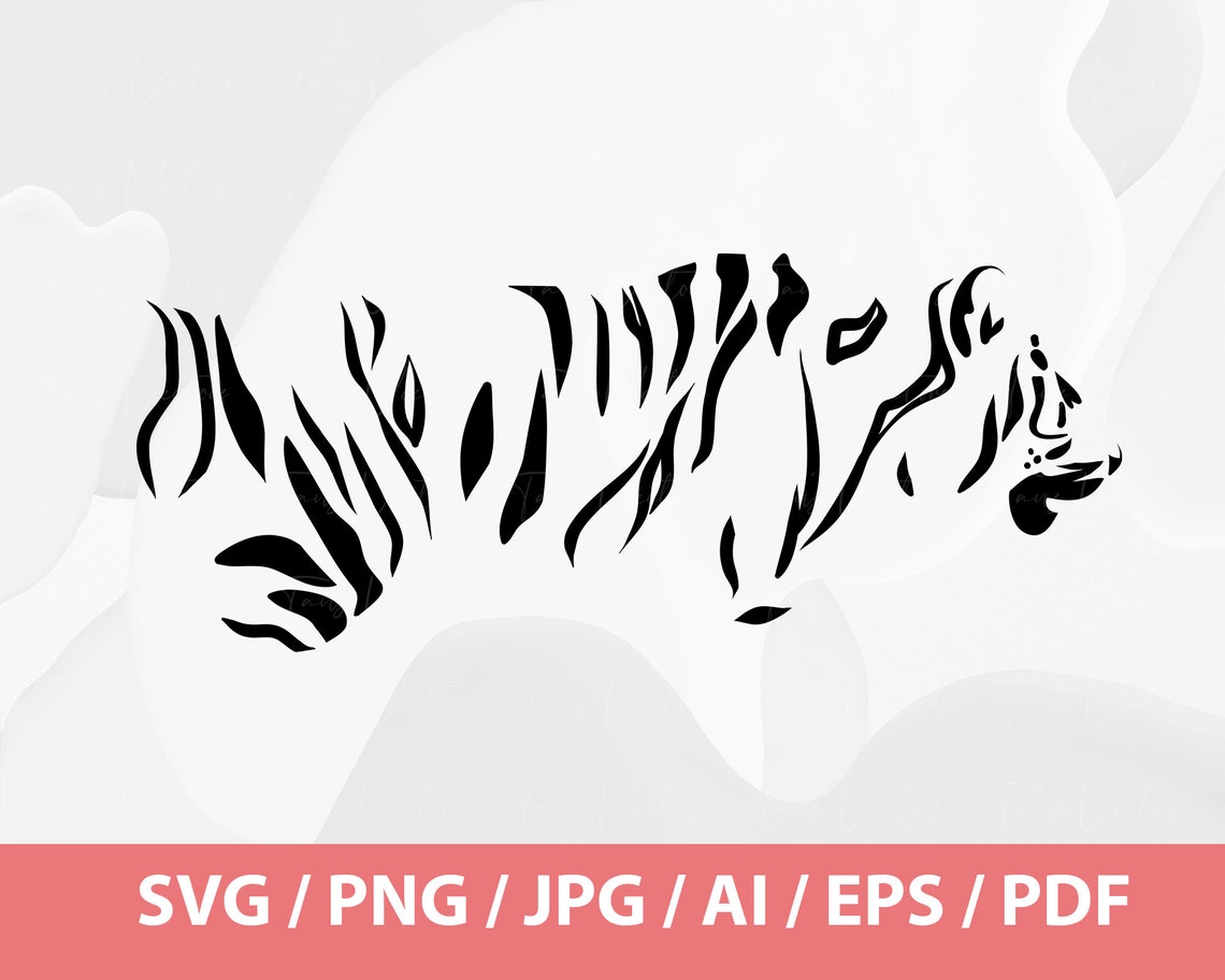 Tiger Vector Set Tiger SVG Tiger Clipart Tiger Files - Etsy