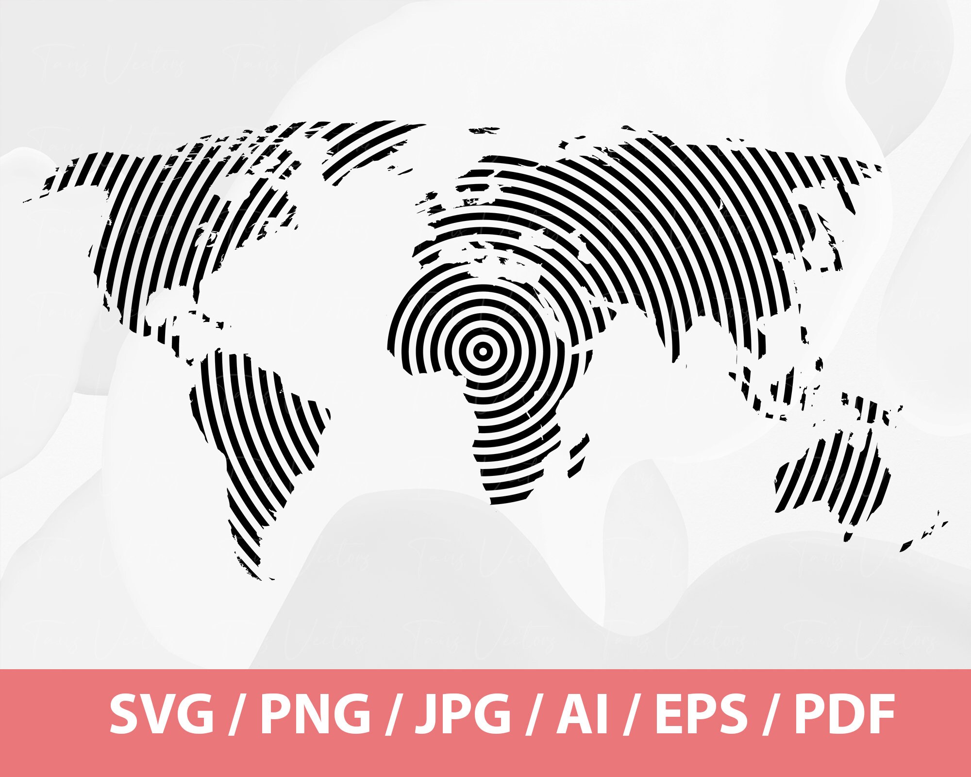 World Maps Collection SVG World Map SVG World SVG Travel - Etsy UK