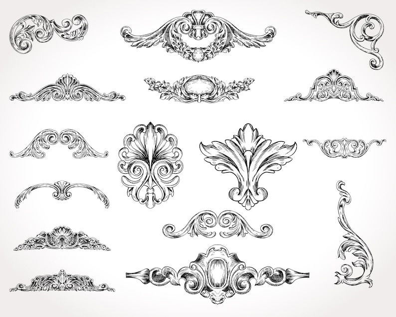 Ornamental Frame SVG - Decorative Frame Svg, Wedding Frame Svg ...