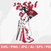 Samurai Geisha Girl Geisha Woman SVG Samurai Sword - Etsy
