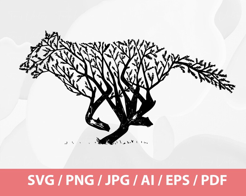 Animals Wall Art Tree Branches Svg Squirrel Wall Art Tree - Etsy
