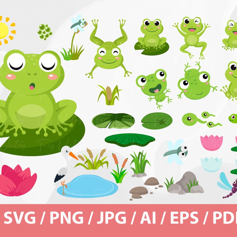 Dancing Frog Clip Art - Etsy UK