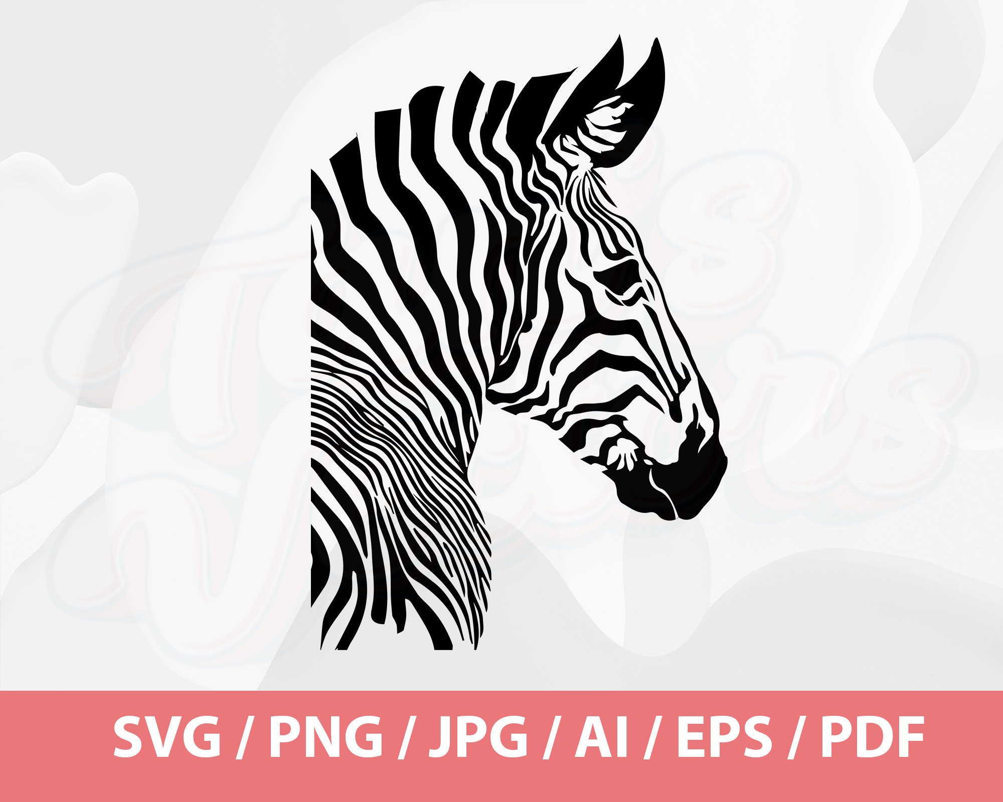 Zebra Vector Set Zebra SVG Zebra Clipart Zebra Files - Etsy UK