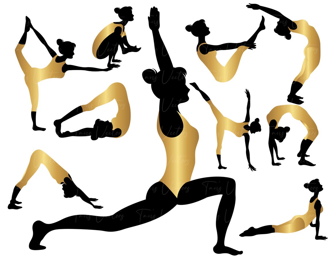 Gold Yoga & Meditation SVG, Meditation Svg, Namaste SVG, Yoga ...