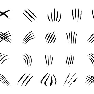 Wolf Scratches SVG - Scratches Svg, Claws Scratches Svg, Claw Marks ...