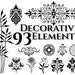 Decorative Elements SVG - Decorative Ornaments Svg, Geometric Design ...