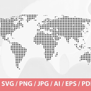 World Maps Collection SVG - World Map SVG, World SVG, Travel Svg, World ...