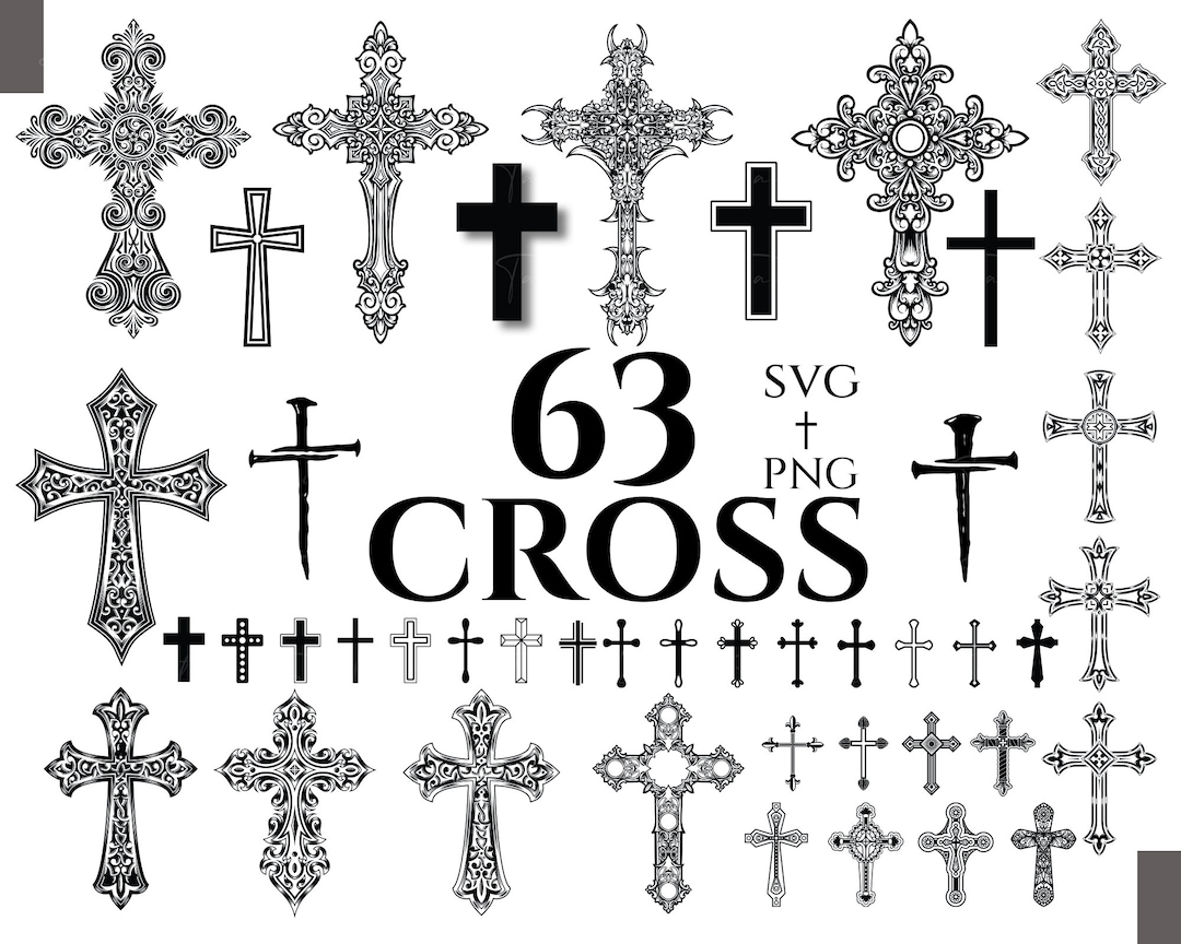 Cross SVG - Cross Clipart, Cross Tattoo, Christian Cross, Jesus Cross ...