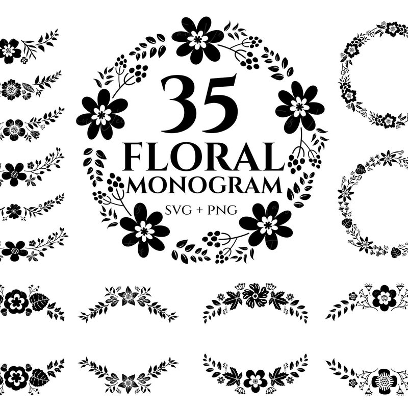 Split Wreath Svg - Etsy
