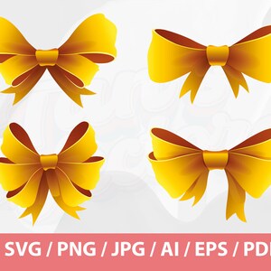 Ribbon SVG - Realistic Ribbon Svg, Gift Ribbon Svg, Bridal Shower ...