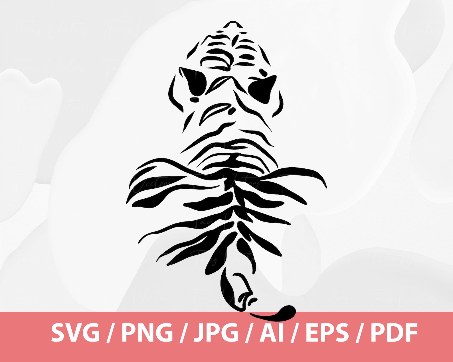 Tiger Vector Set Tiger SVG Tiger Clipart Tiger Files - Etsy