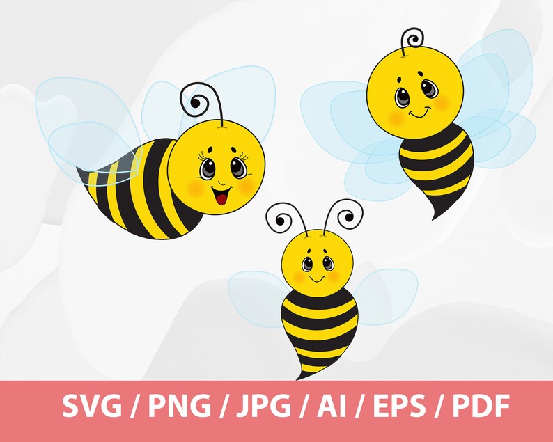 Bee SVG Bumble Bee Svg Cute Bee Svg Honey Bee Svg Bee - Etsy