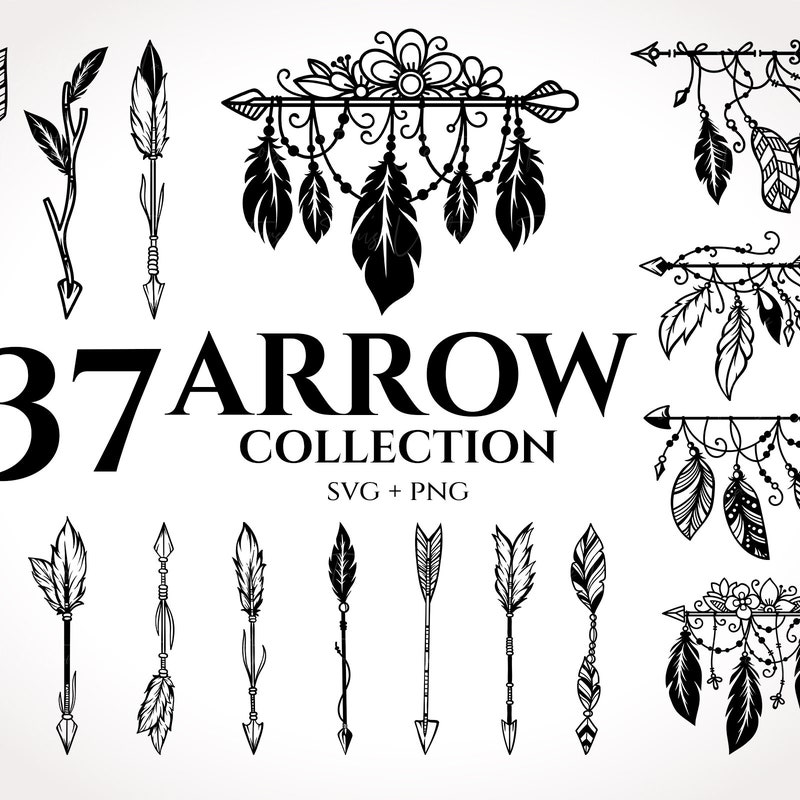 Tribal Arrow Svg - Etsy
