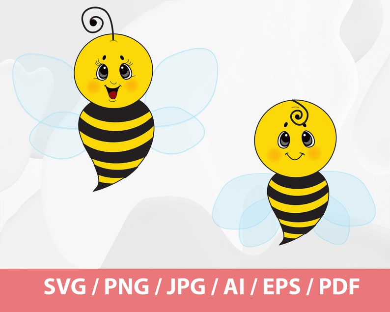 Bee SVG Bumble Bee Svg Cute Bee Svg Honey Bee Svg Bee - Etsy