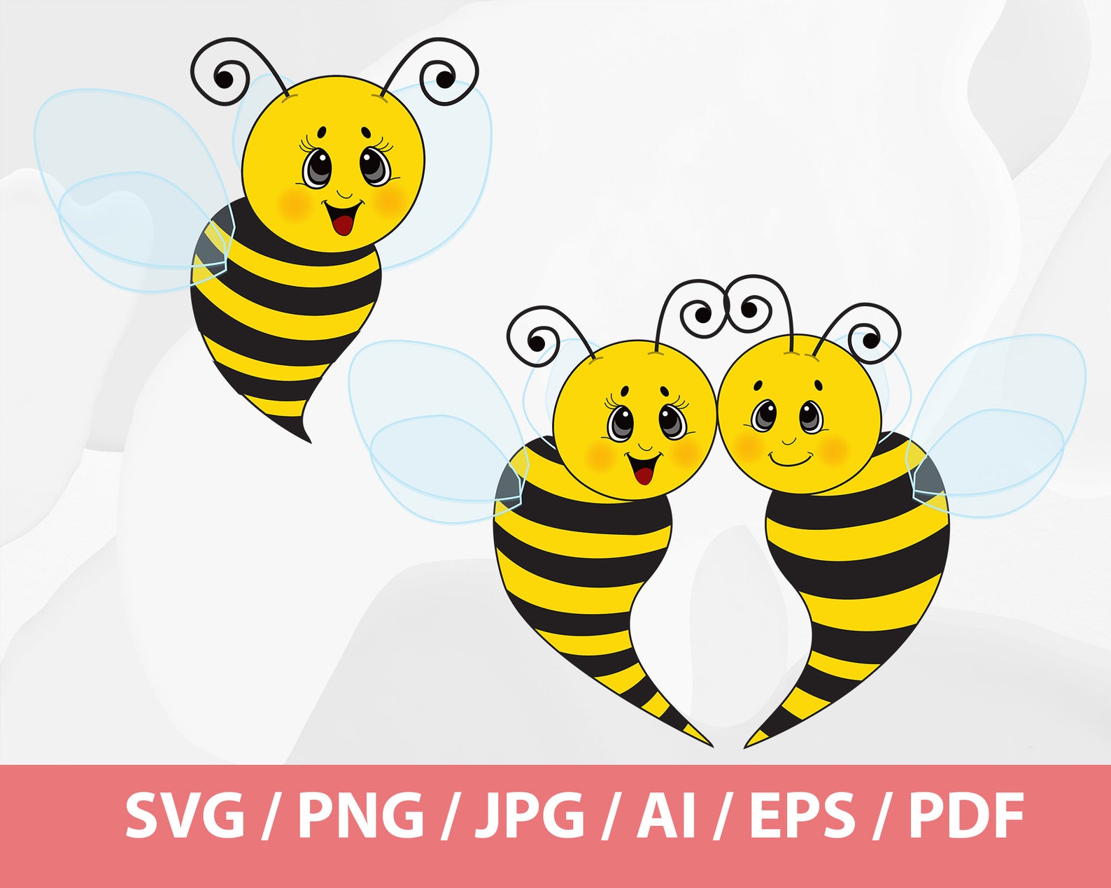 Bee SVG Bumble Bee Svg Cute Bee Svg Honey Bee Svg Bee - Etsy