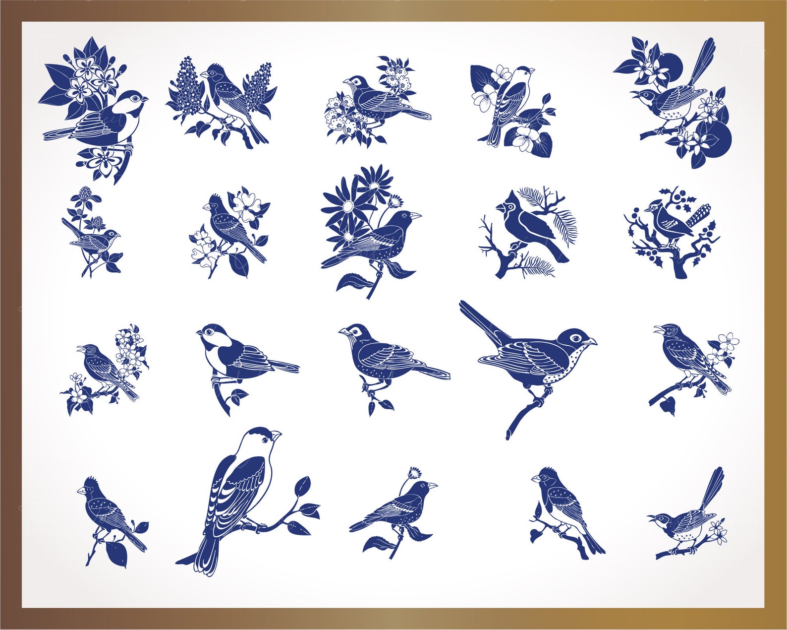 Bird on Branch SVG Bird Svg Branch Svg Bird on Tree Branch - Etsy