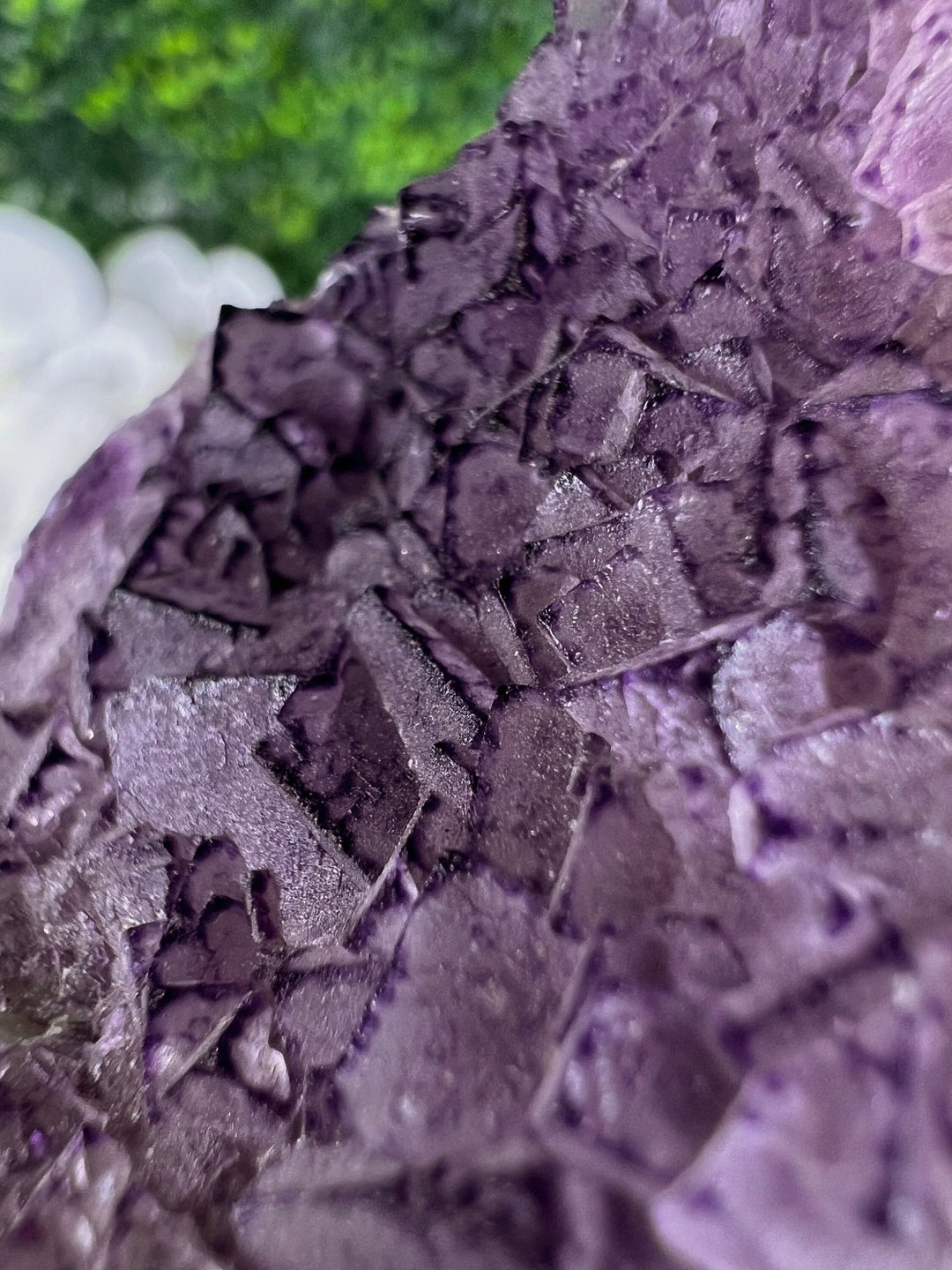 Purple Edge Fluorite Purple Fluorite Specimen From Guizhou - Etsy