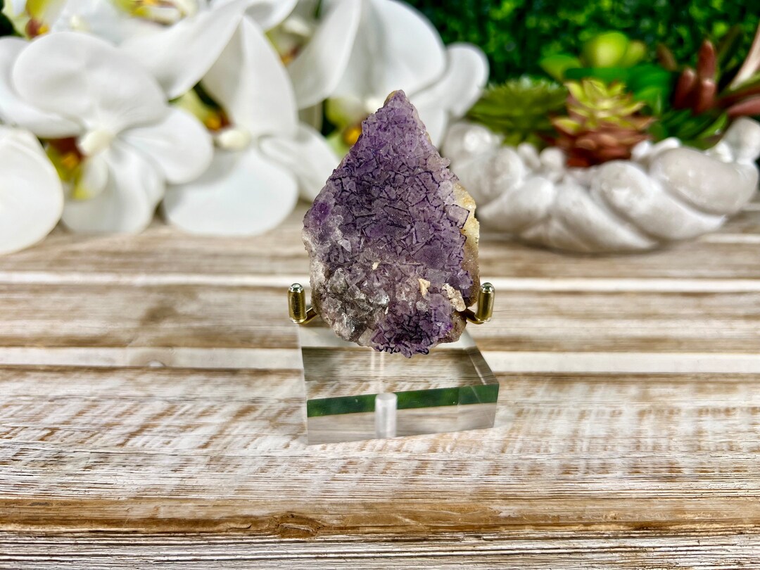 Purple Edge Fluorite, Purple Fluorite Specimen From Guizhou China ...