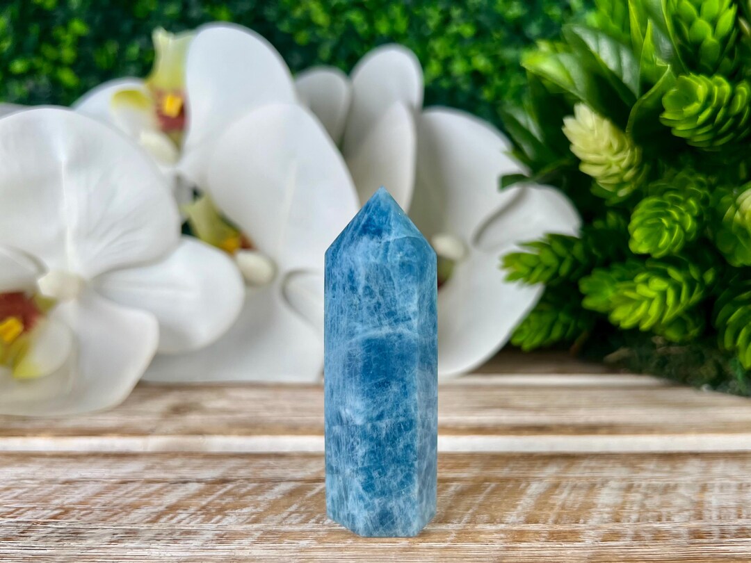 Gemmy Aquamarine Crystal Tower, Obelisk, Mineral Collection, Home Decor ...