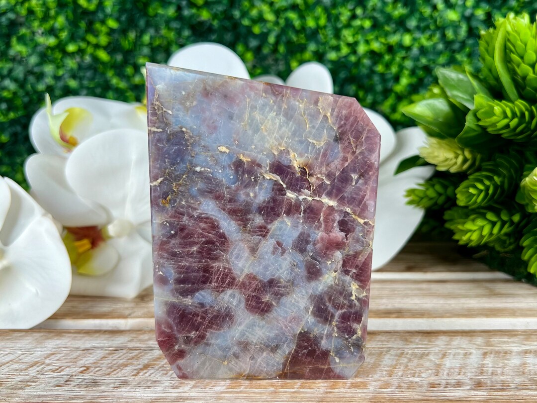 Lavender Rose Quartz Slab, Polished Minerals, Lapidary, Home Decor - Etsy
