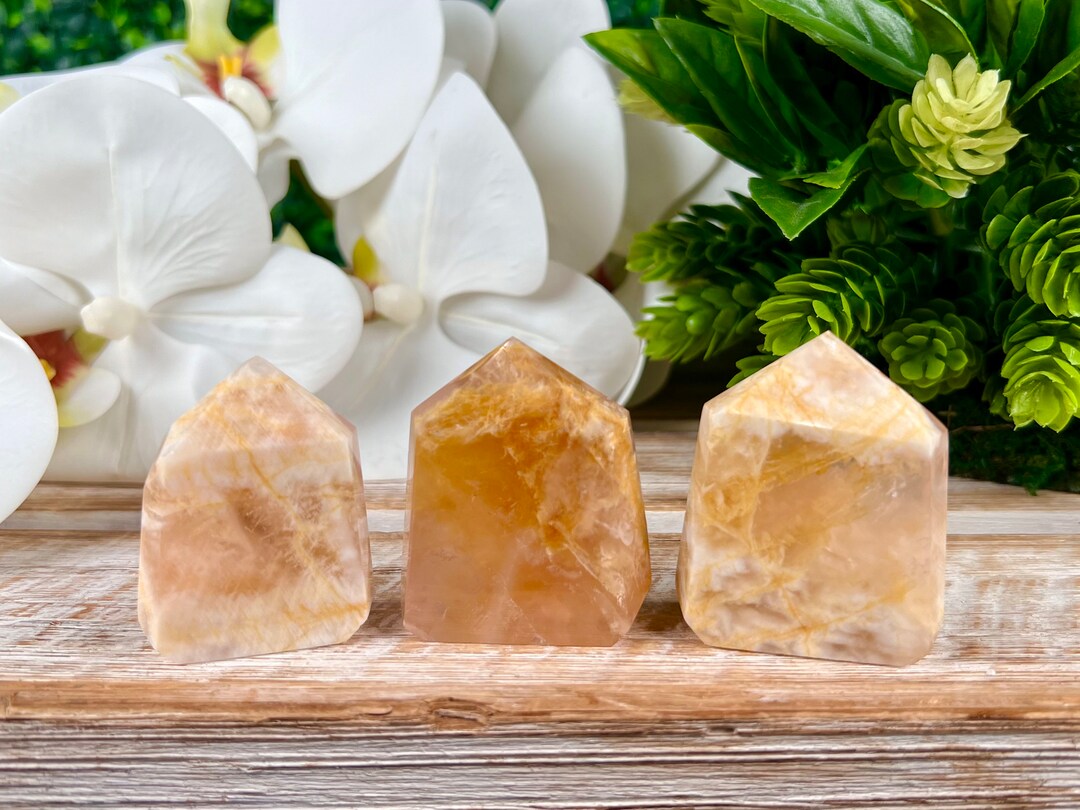 YOU PICK Snowflake Rose Quartz Towers, Garden Rose Quartz, Rare ...