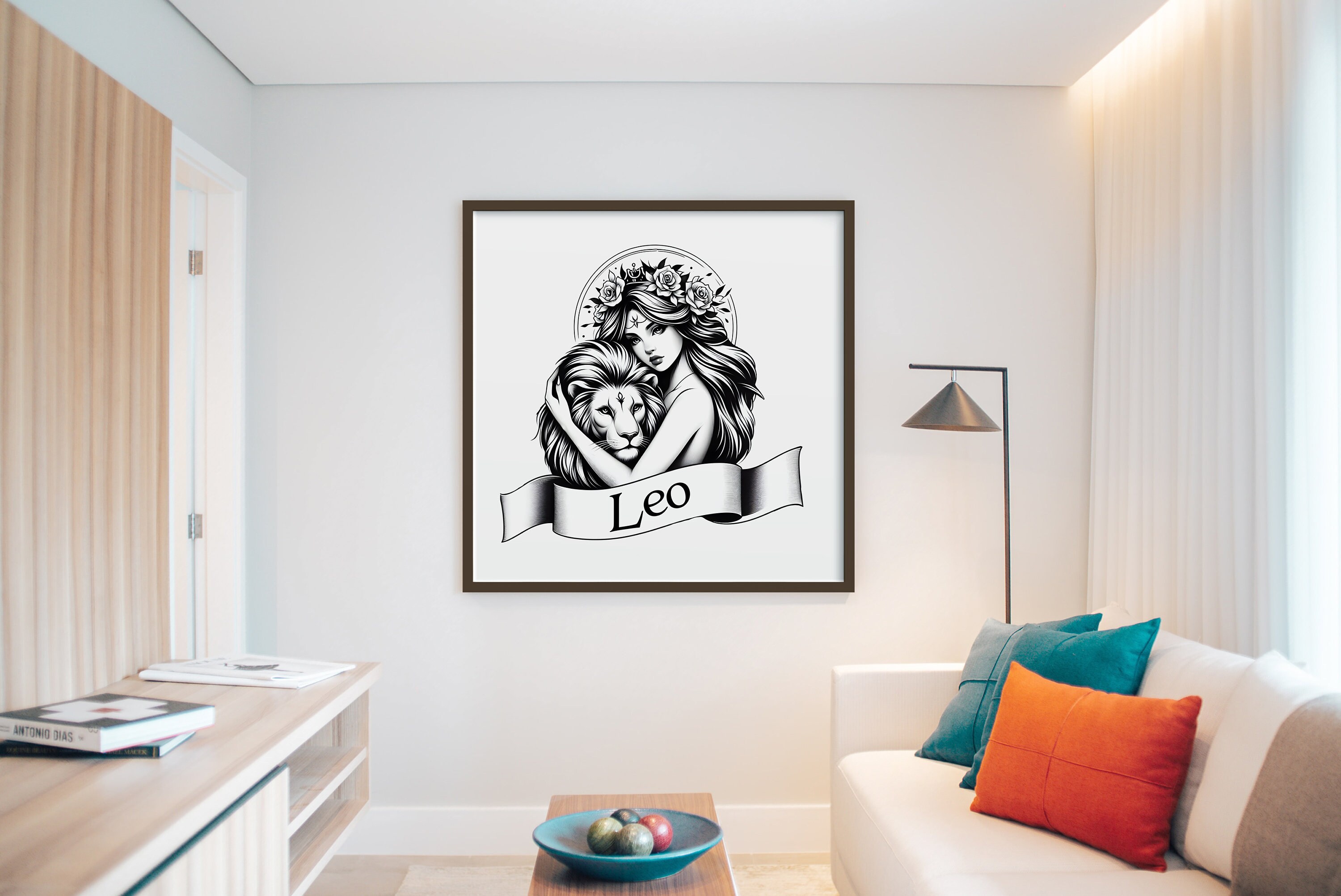 Leo Clip Art Zodiac Sign PNG Astrology Signs Leo Png Leo Wall Art ...