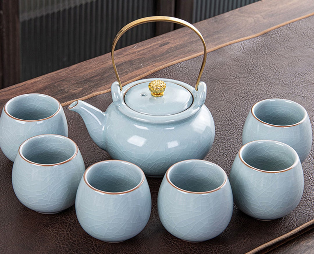 Ceramic Tea Setlight Luxury Ceramic Tea Settea Cuptea Potvintage Tea ...