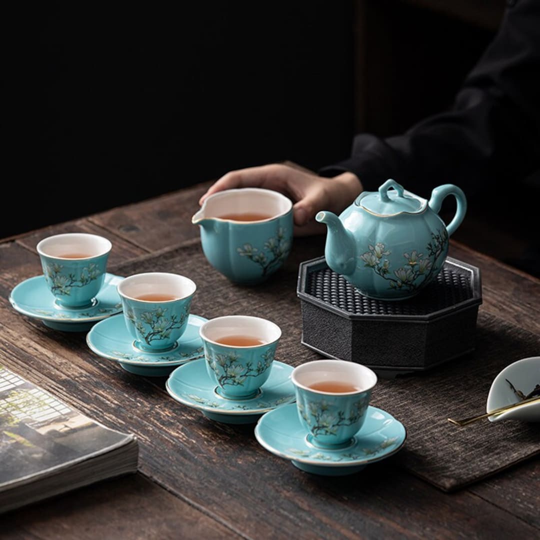 Ceramic Tea Sets Tea Party Tea Sets Simple Celadon Kung Fu Tea Sets ...