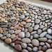 35-55 Cm Polished Beach Stone Mat, Pebble Rug, Foot Massager, Beach ...