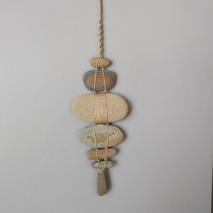 Rock Wall Hanging, Large 17-42 Cmexcept Rope, Beach Stone Wall Decor ...