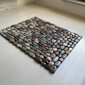 50-60 Cm Beach Stone Mat Beach Stone Mat, Stone Mat, Natural Carpet ...