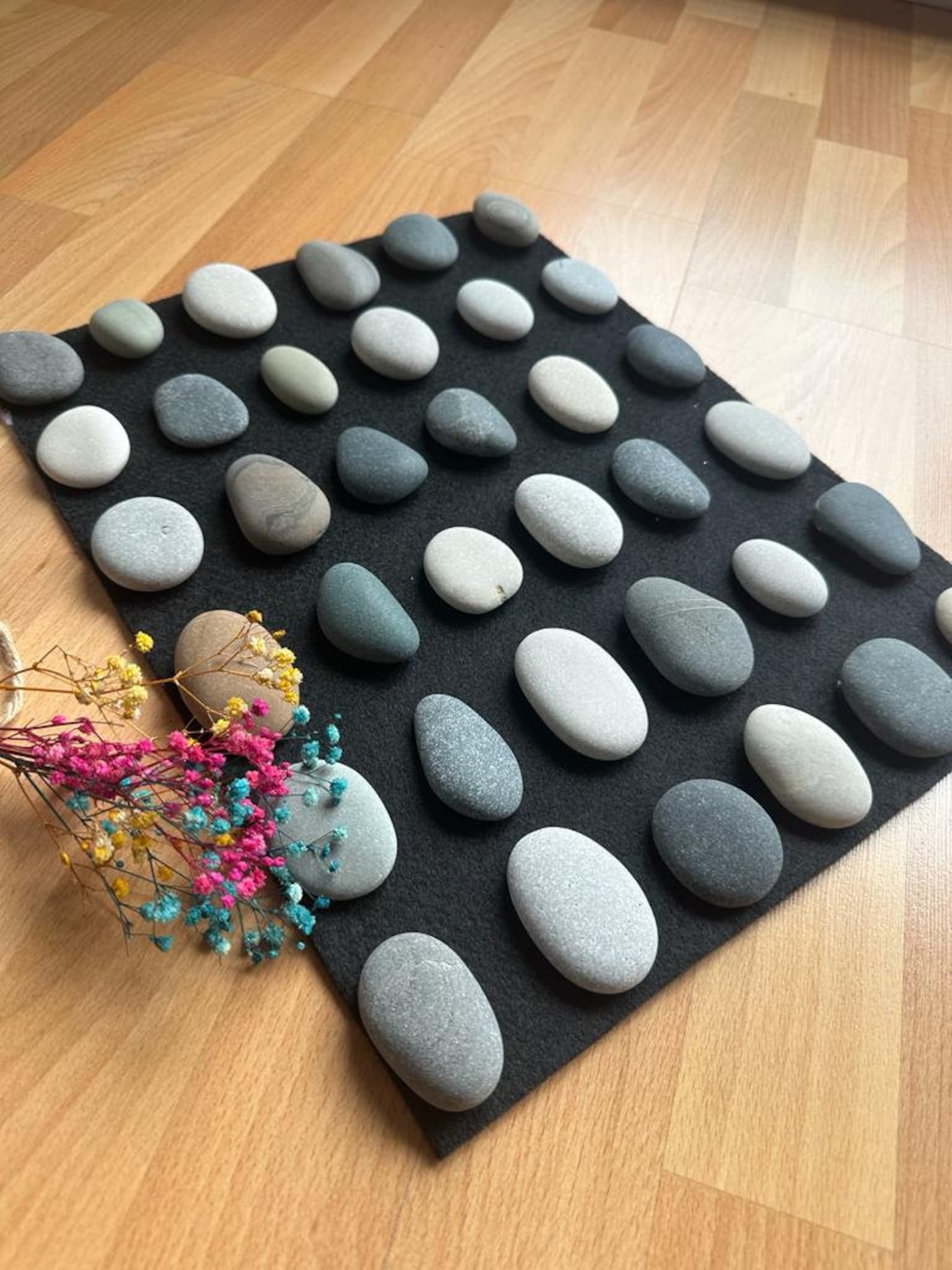 Pebble Foot Massage Mat: Reflexology Relaxation Tool (30-39 Cm) - Etsy