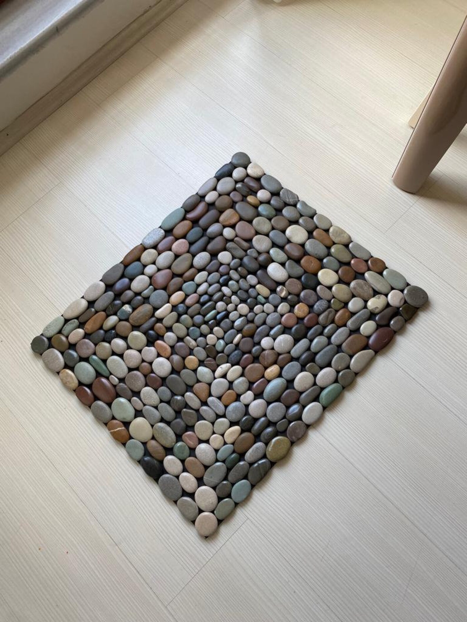 50-60 Cm Beach Stone Mat Beach Stone Mat Stone Mat Natural - Etsy