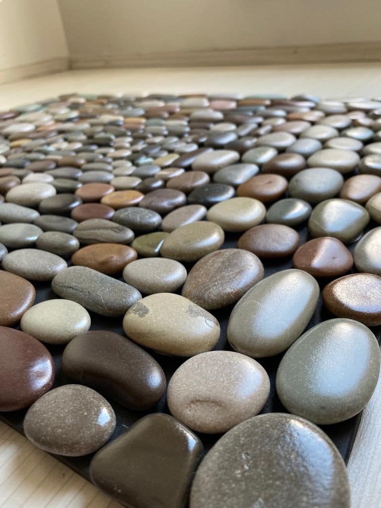 50-60 Cm Beach Stone Mat Beach Stone Mat Stone Mat Natural - Etsy