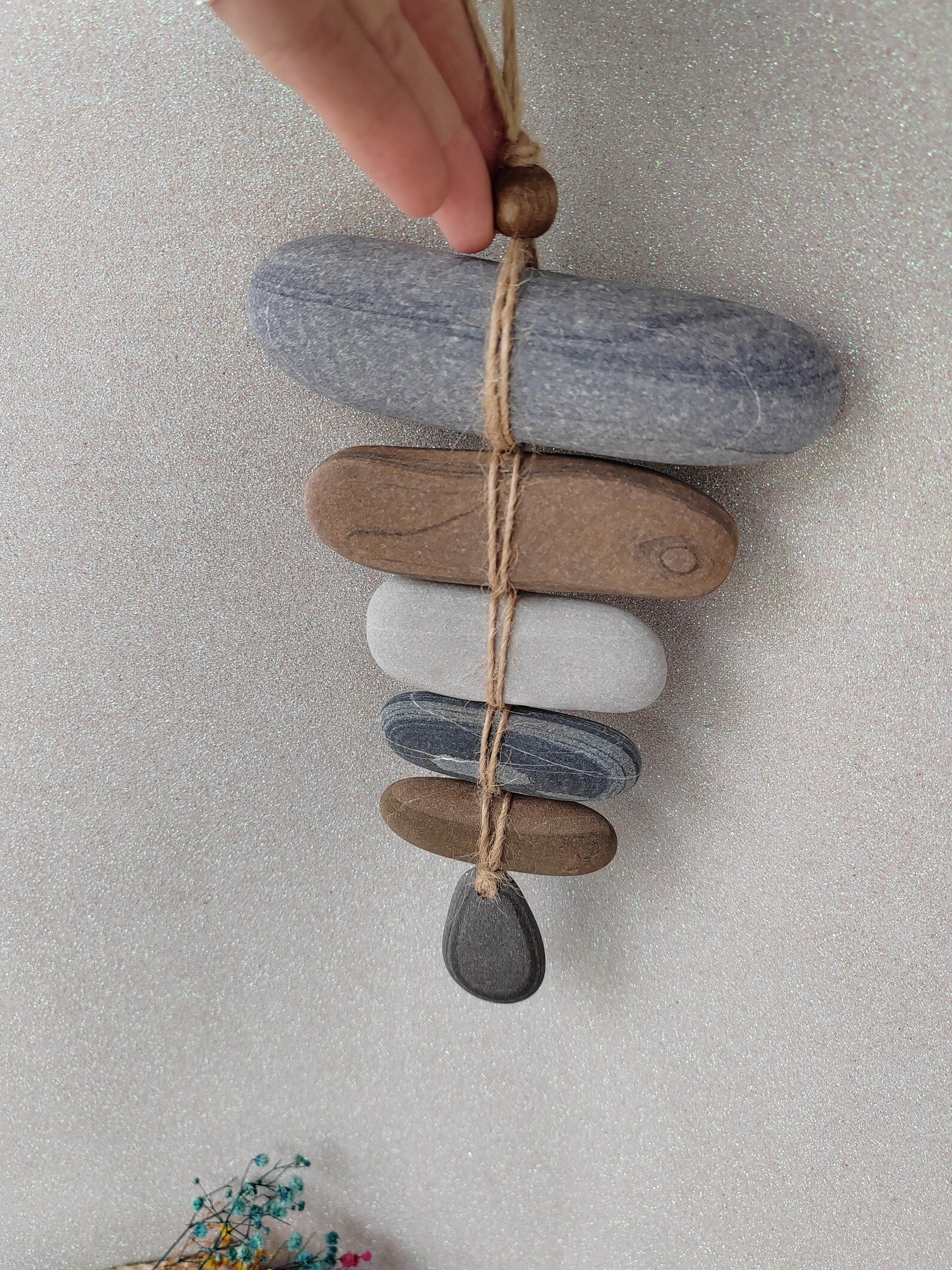 Rock Wall Hanging, 12-20 Cm Beach Stone Wall Decor, Pebble, Rock, Sea ...