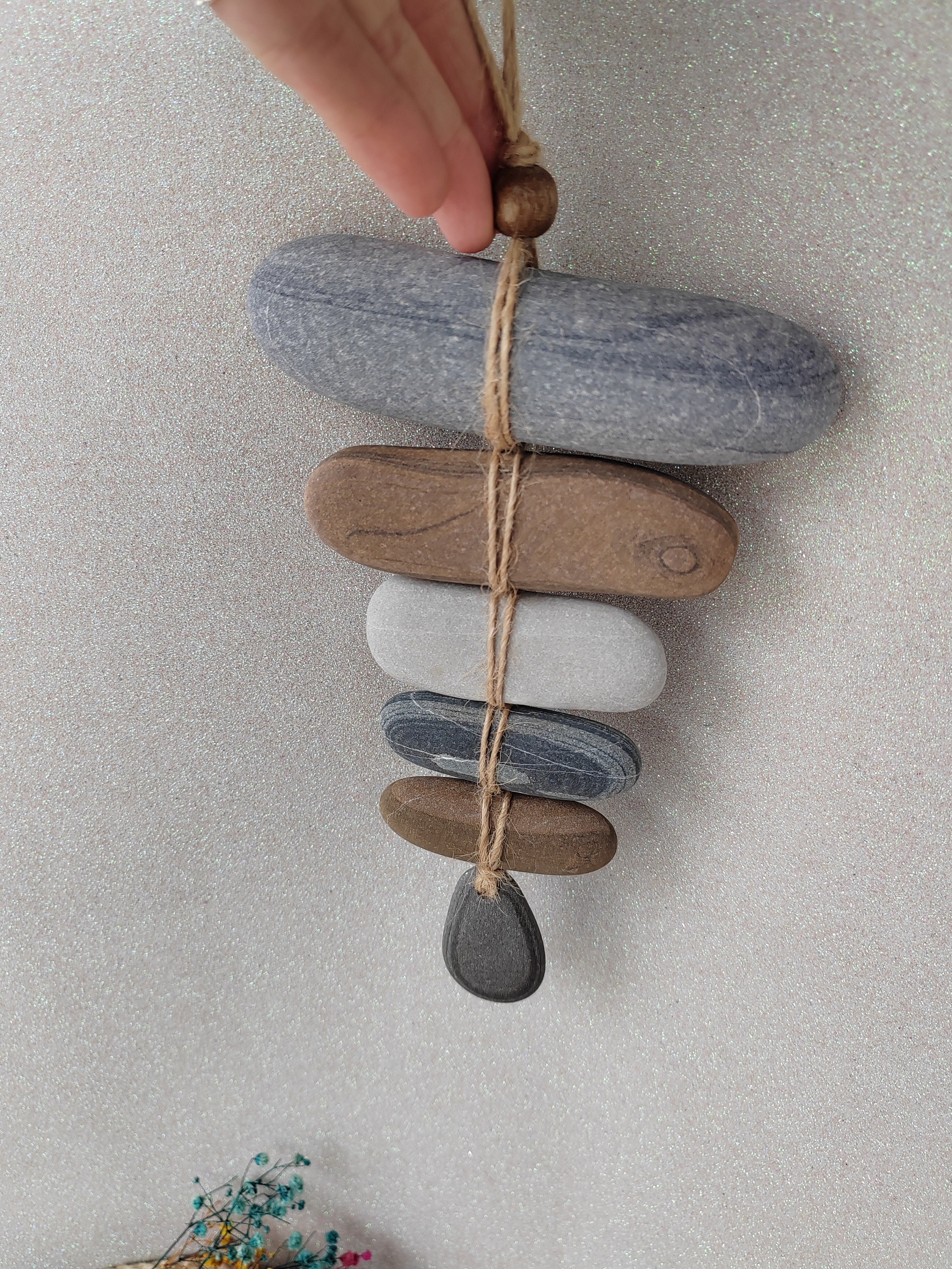 Rock Wall Hanging, 12-20 Cm Beach Stone Wall Decor, Pebble, Rock, Sea ...