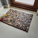 35-55 Cm Polished Beach Stone Mat, Pebble Rug, Foot Massager, Beach ...