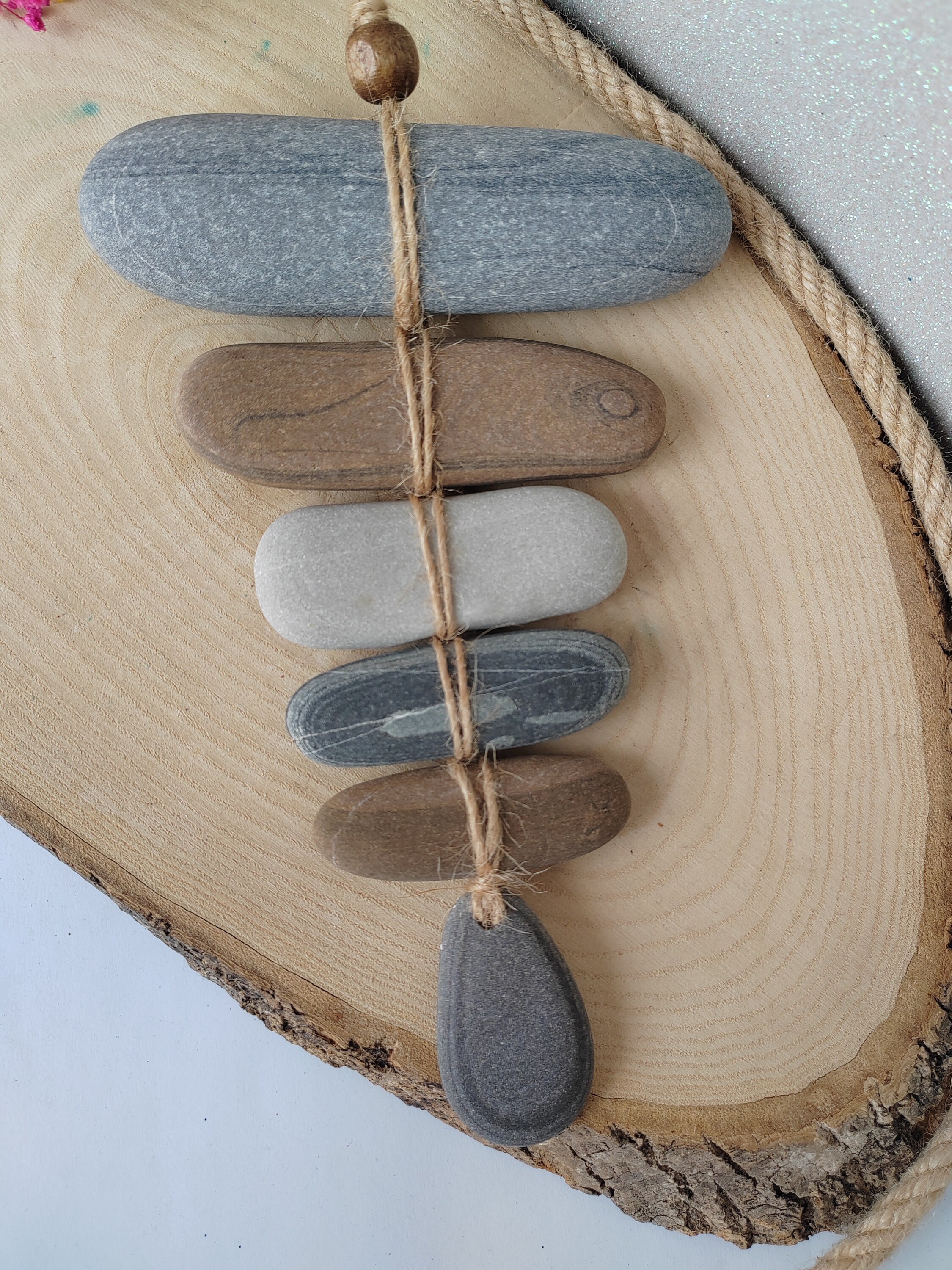 Rock Wall Hanging, 12-20 Cm Beach Stone Wall Decor, Pebble, Rock, Sea ...